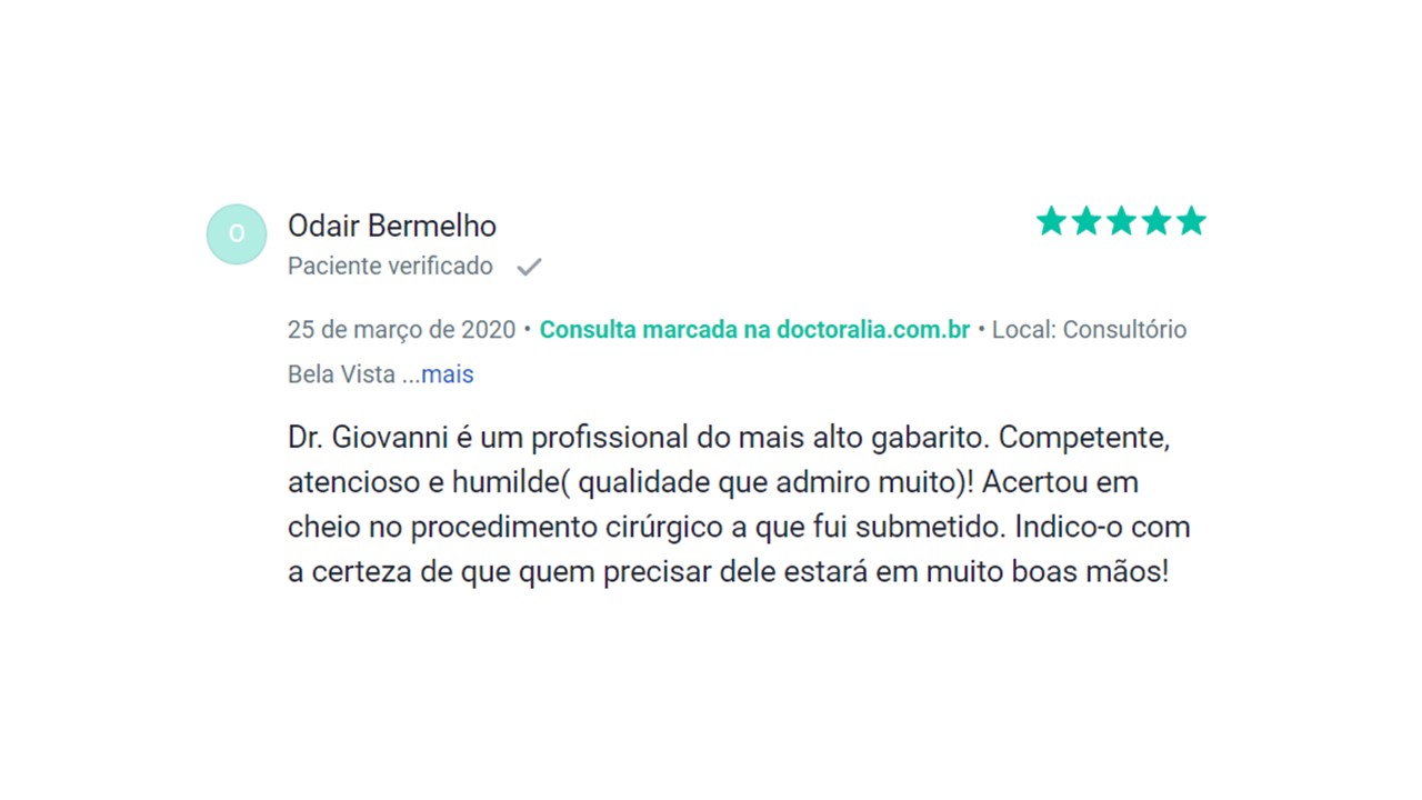 O Urologista - Dr Giovanni Marchini