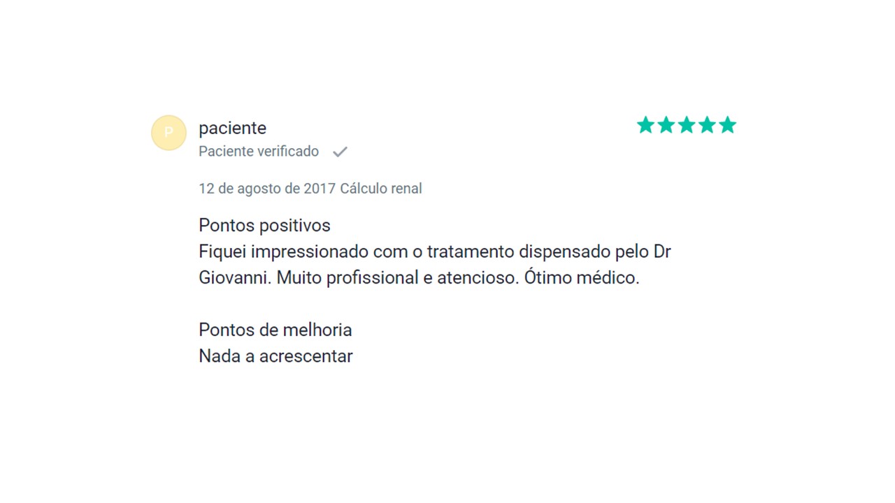 O Urologista - Dr Giovanni Marchini